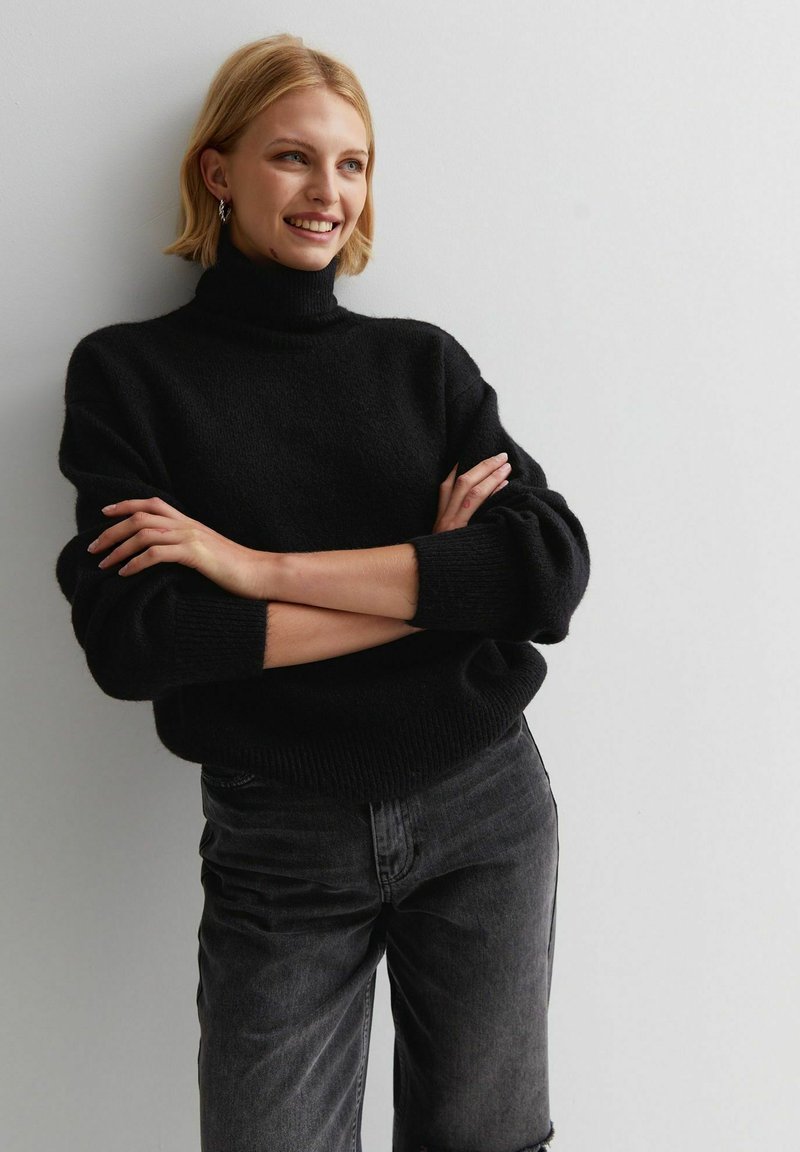 New Look ROLL NECK - Trui - black/zwart - Zalando.be