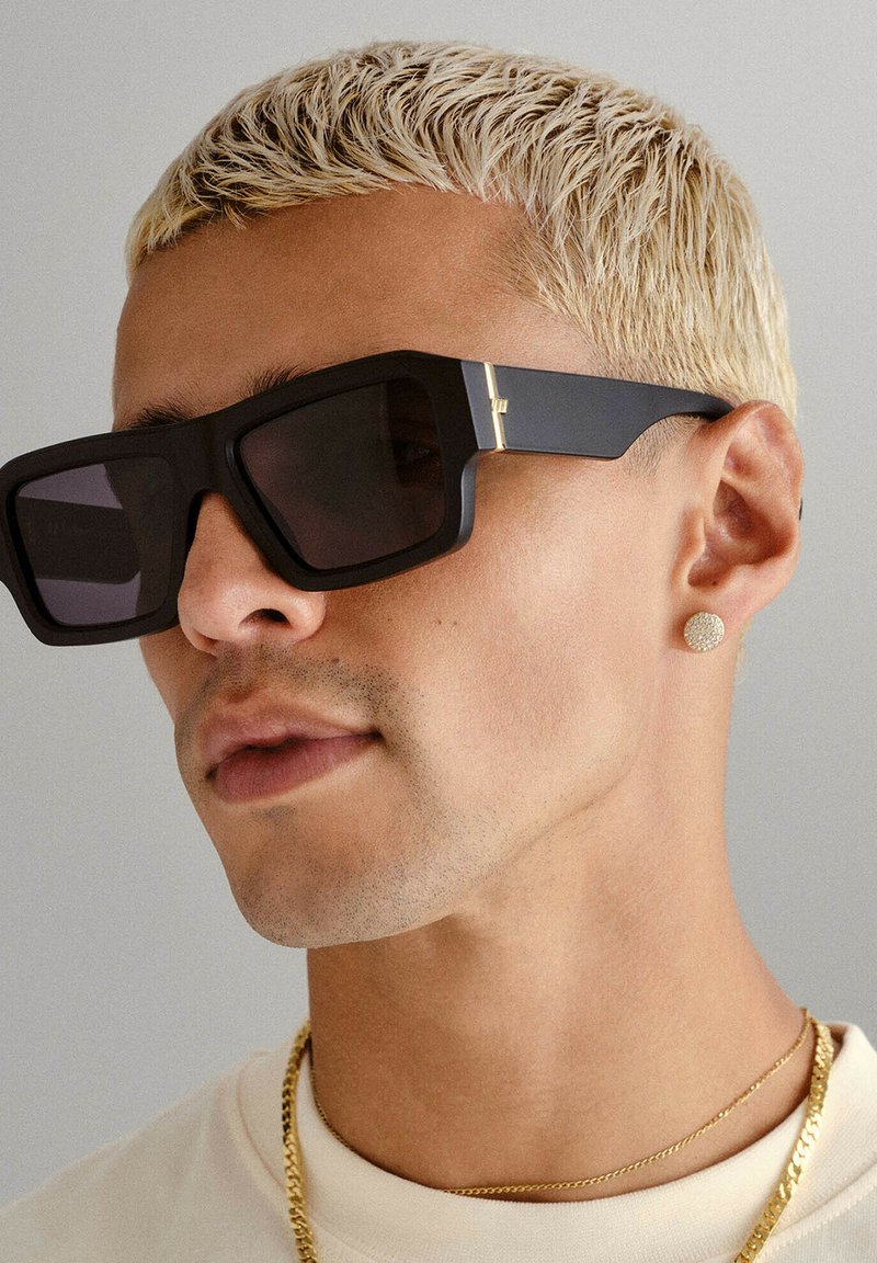 Le Specs POLYGRAPH - Occhiali da sole - matte black/nero - Zalando.it