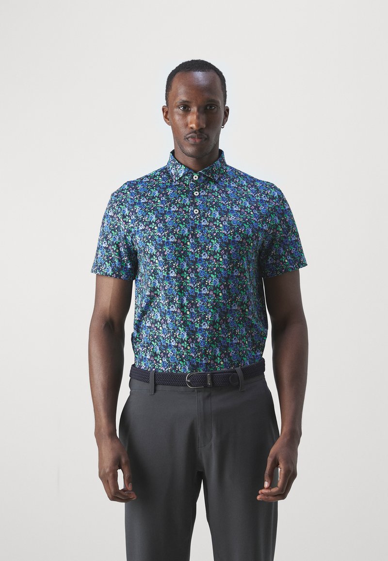 Polo Ralph Lauren SHORT SLEEVE - Poloshirt - navy/multi-coloured ...