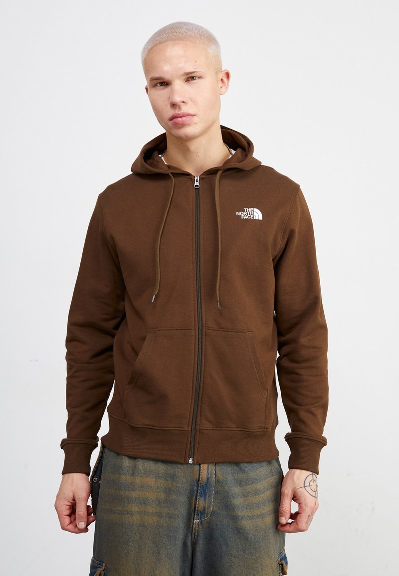 The North Face OPEN GATE HOOD LIGHT - Zip-up sweatshirt - demitasse ...