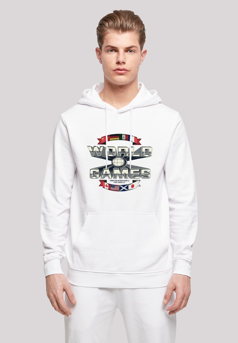 F4NT4STIC RETRO GAMING WORLD GAMES - Hoodie - white/wit - Zalando.nl