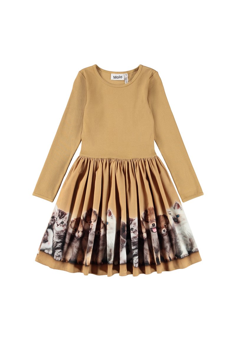 Molo CASIE WARM DRESS - Kjole - fluffiness/oker - Zalando.no
