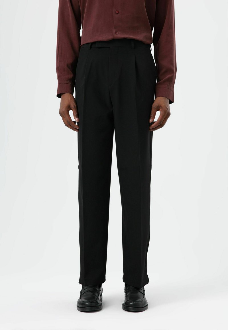 Lucy & Sam WIDE-LEG - Broek - black/zwart - Zalando.nl