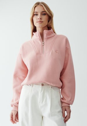 CALLI Sweatshirt - light grey white logo/grau - Zalando.de