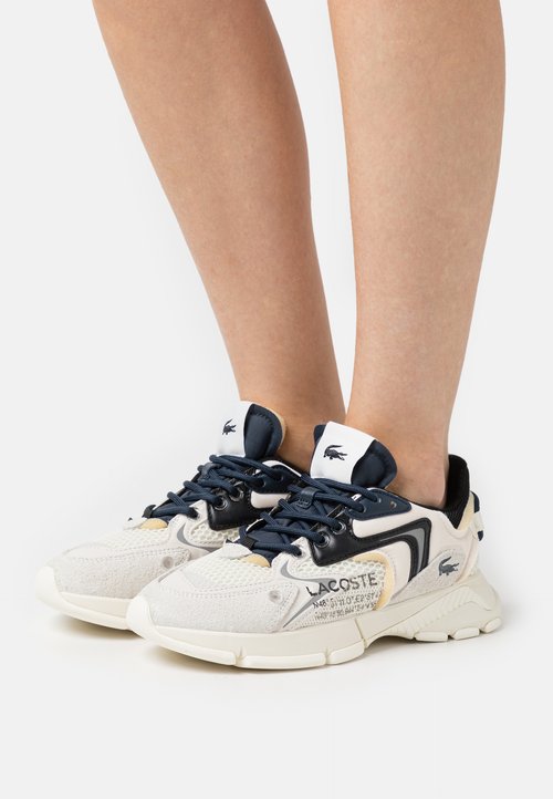 Lacoste LINESHOT - Sneaker low - off white/navy/offwhite - Zalando.ch