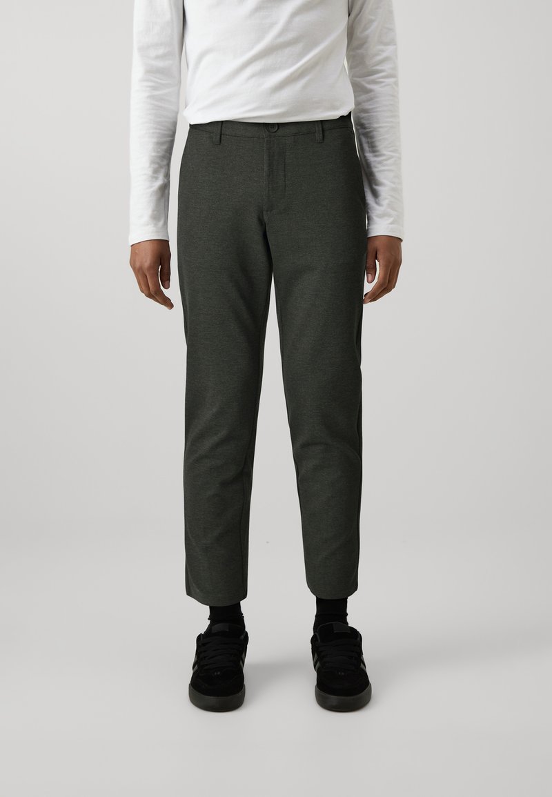 Only And Sons Onsmark Chino Dark Grey Melange Dunkelgrau Meliert