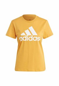 adidas Sportswear ESSENTIALS - T-shirt con stampa - preloved yellow ...