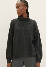 TOM TAILOR DENIM Strickpullover - shale grey melange/grau-meliert - Zalando.at