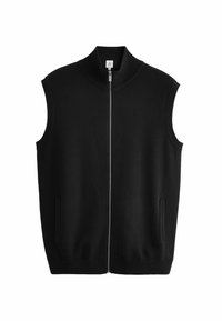 Next ZIP-THROUGH - REGULAR FIT - Weste - black/schwarz - Zalando.de