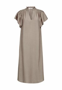 Co'couture HERA FRILL - Freizeitkleid - walnut/braun - Zalando