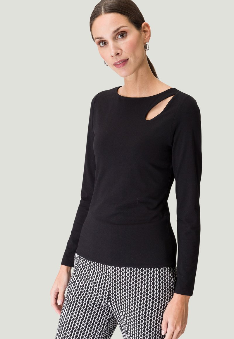zero MIT CUT-OUTS - Longsleeve - black beauty/zwart - Zalando.be