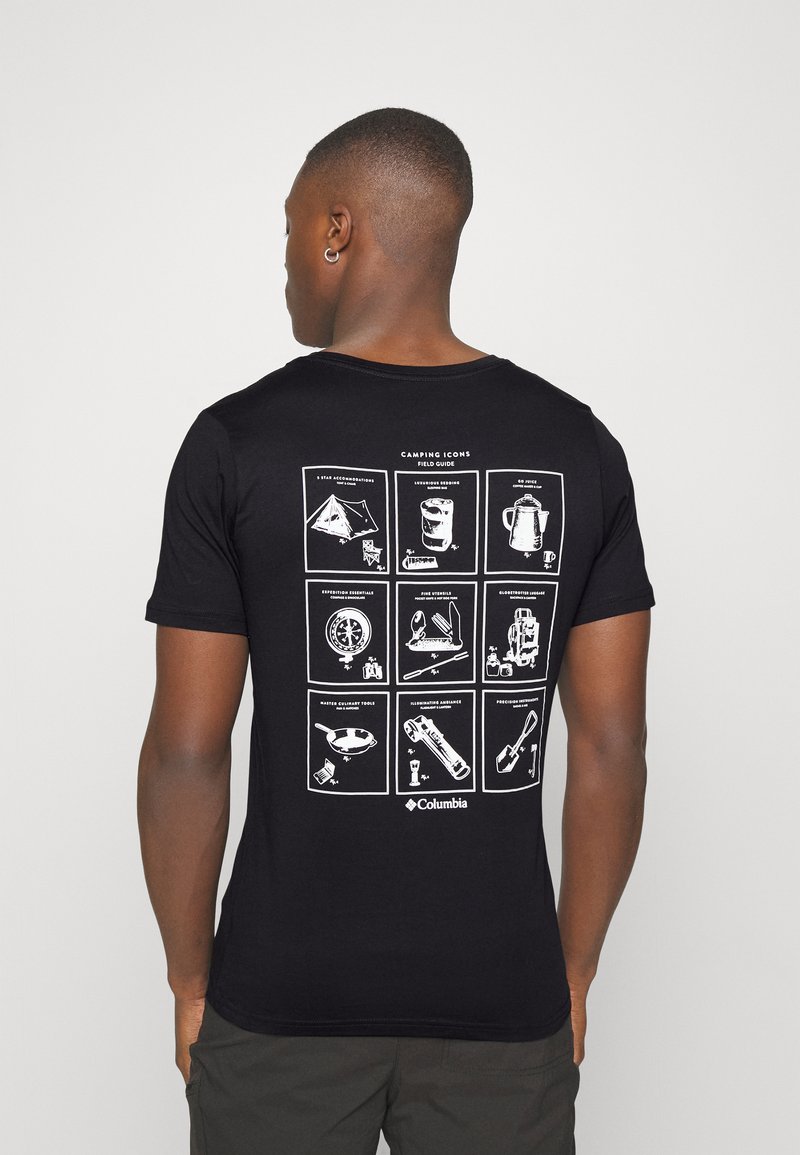 Columbia RAPID RIDGE™ BACK GRAPHIC TEE - Camiseta estampada - black ...