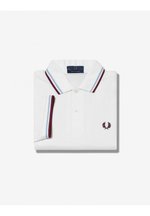 Fred Perry DOBLE LÍNEA - Piké - blanco/vit - Zalando.se