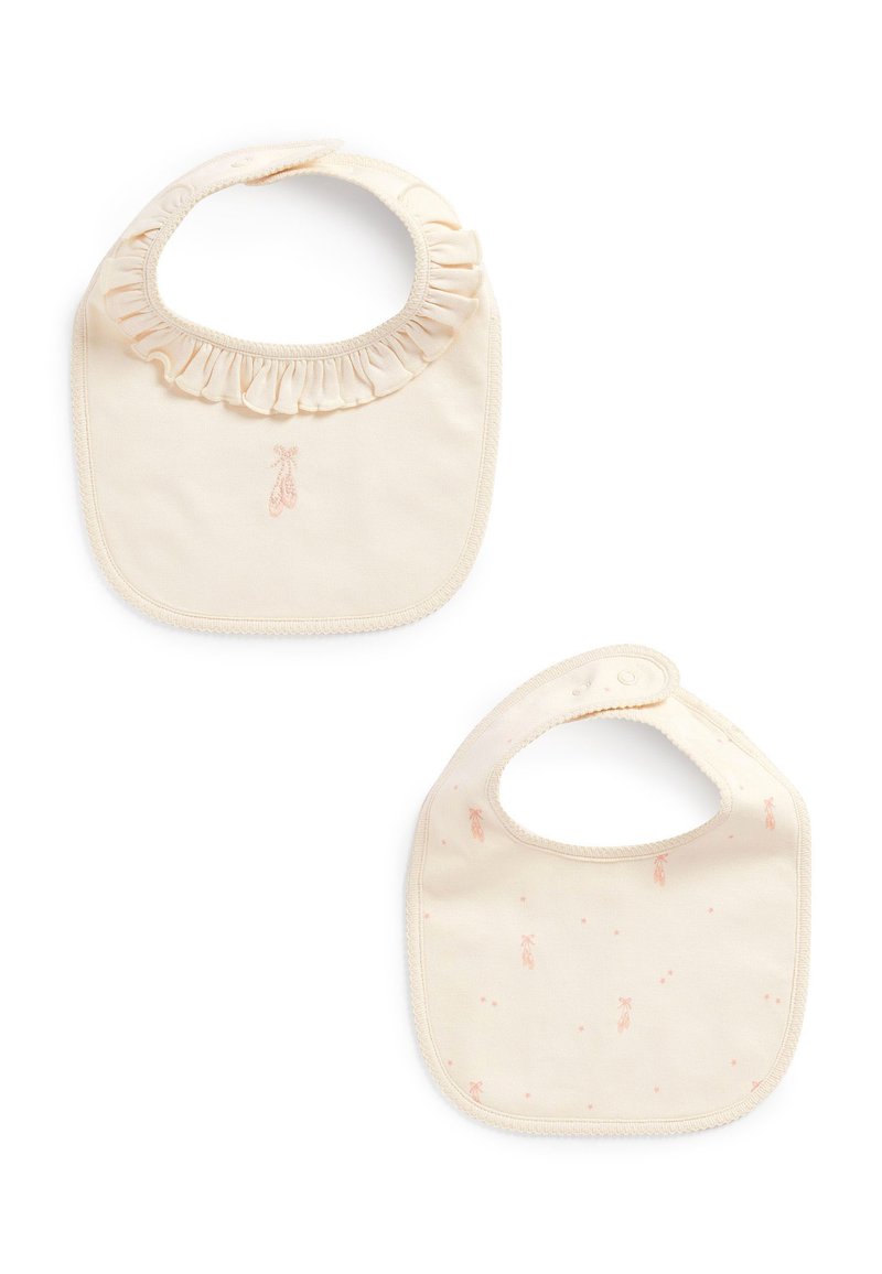 Next 2 PACK - Bib - cream ballet/beige - Zalando
