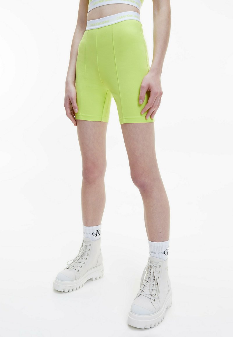 Calvin Klein Jeans MILANO - Shorts - lemon lime/hellgelb - Zalando.de