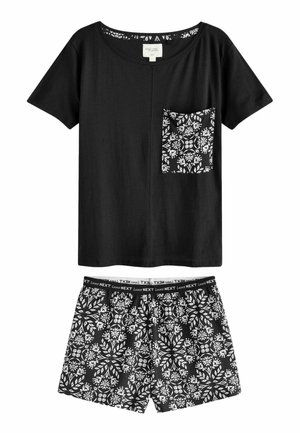 Next SHORT SLEEVE SETS 2 PACK REGULAR FIT - Pyjama - black green polka ...