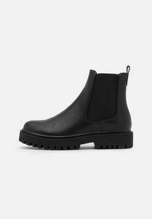 Timberland GREYFIELD CHELSEA - Platform ankle boots - black full grain ...