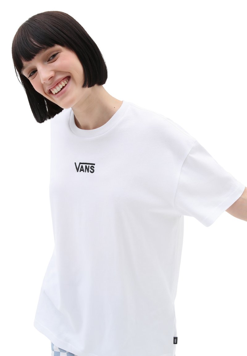 Vans FLYING OVERSIZED - T-Shirt basic - white/weiß - Zalando.at