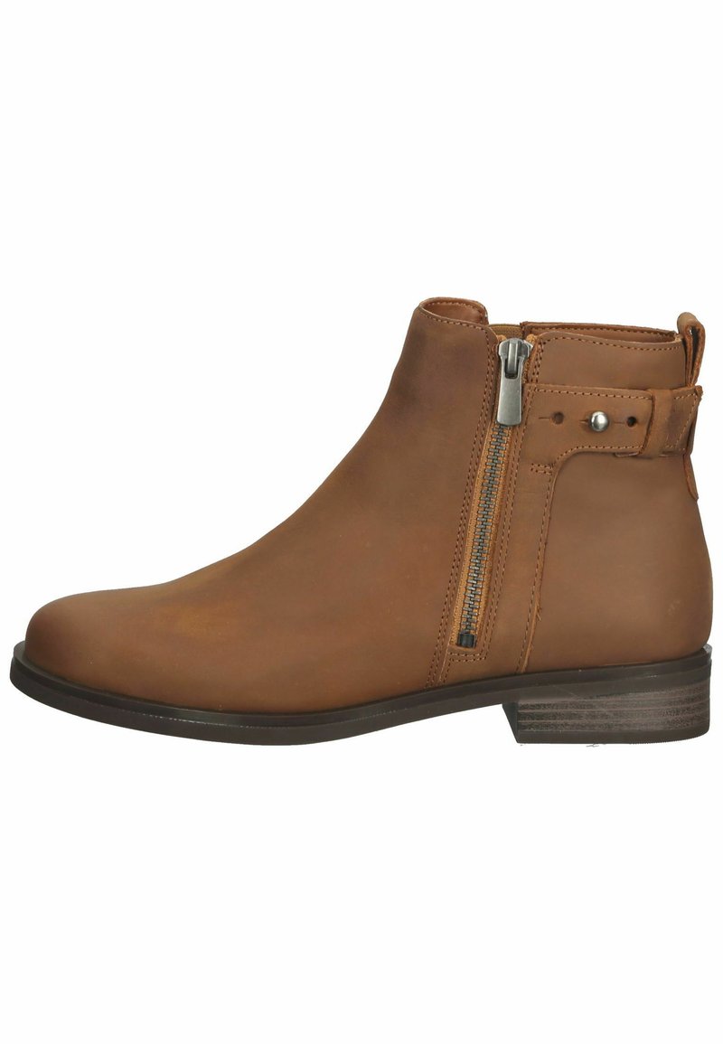 Clarks Botines bajos - dark tan lea/tostado - Zalando.es
