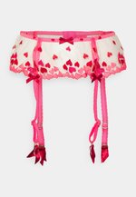 Agent Provocateur CUPID SUSPENDER - Strumpfhalter - red/pink/rot ...