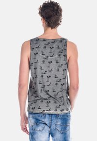 Koroshi PALM TREES - Top - gris grey/grau - Zalando.de
