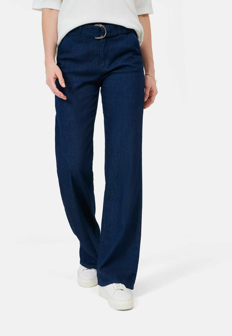 BRAX STYLE MAINE - Flared Jeans - clean dark blue/dark-blue denim - Zalando