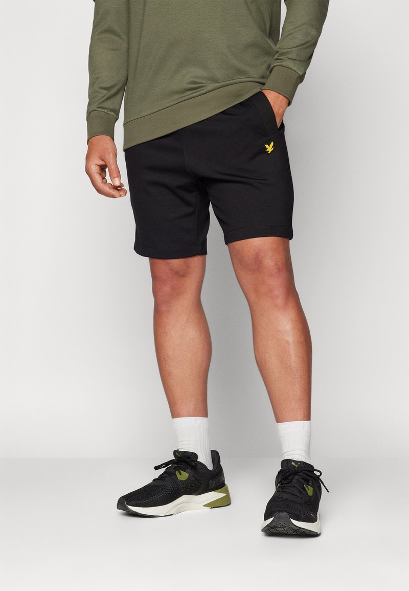 Lyle & Scott POCKET BRANDED SHORTS - Short de sport - jet black/noir ...