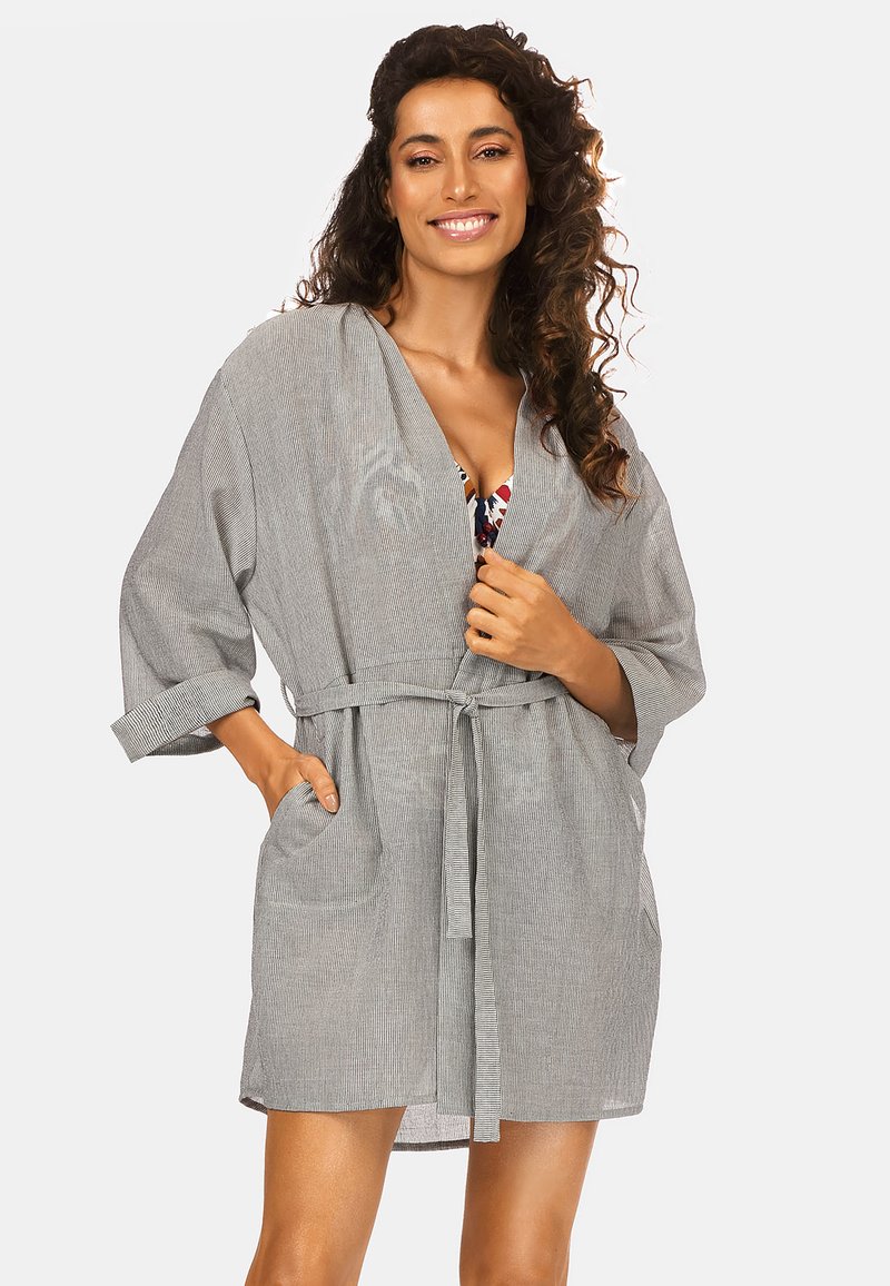 Feba Swimwear Akcesoria plażowe - nature szlafrok z eko bawełny ...