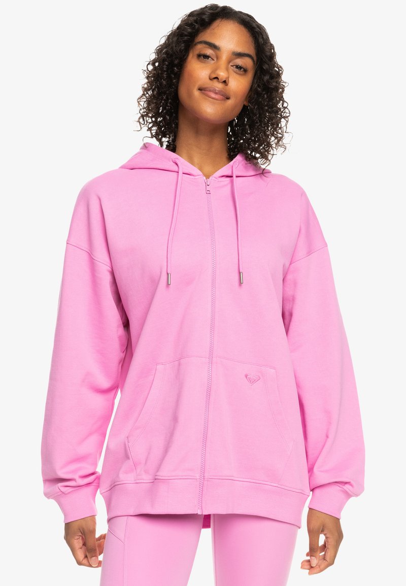 Roxy ESSENTIAL ENERGY - Zip-up sweatshirt - cyclamen/pink - Zalando.co.uk
