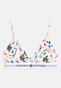 Tommy Hilfiger TRIANGLE PRINT - Lihtne rinnahoidja - white/blue/valge ...