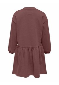 Kids ONLY LANGÄRMELIGES GERÜSCHTES - Vardagsklänning - rose brown ...