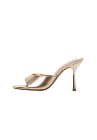 Mango Slip-ins med hög sula - gold-coloured/guldfärgat - Zalando.se