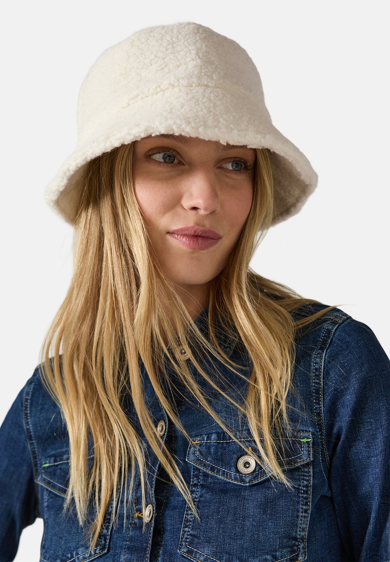 Cecil BUCKET - Hut - weiß/white denim - Zalando.de