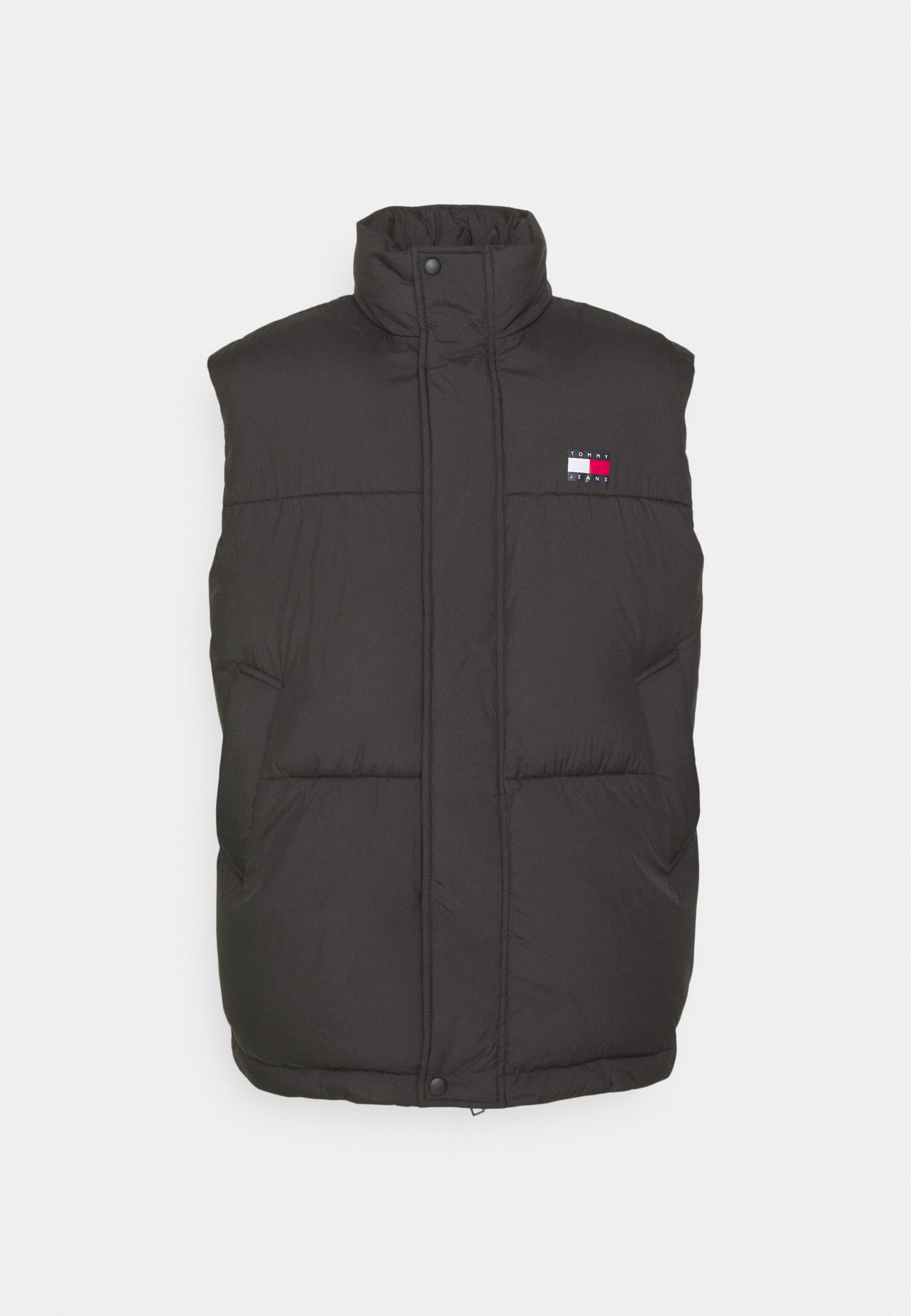 Tommy Jeans OVERSIZED PUFFER VEST Weste black schwarz Zalando