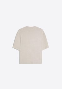 Bershka BOXY FIT PRINT T-SHIRT - T-Shirt print - light grey/hellgrau ...