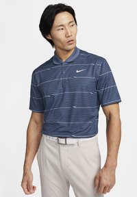 Nike Golf GOLF - Polo - midnight navy diffused blue white/azul marino ...