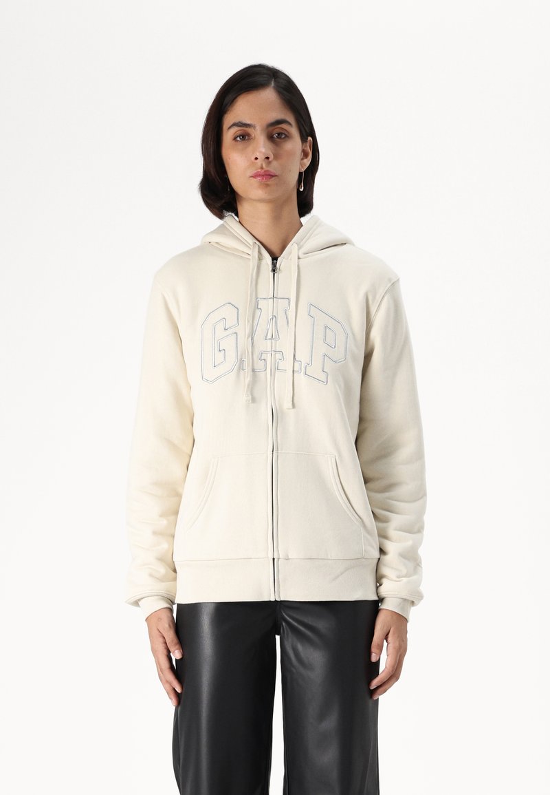 Gap Tall LOGO - Bluza rozpinana/czarny - Zalando.pl