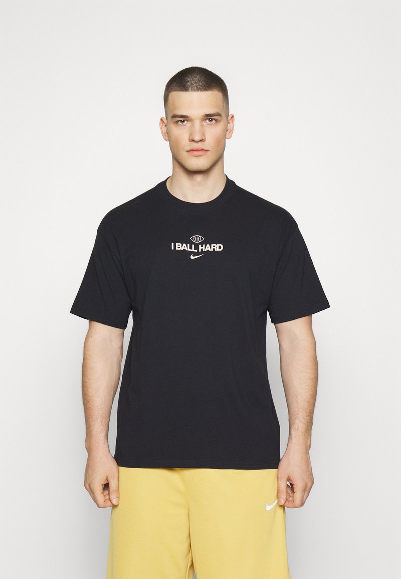 Nike Performance TEE - Triko s potiskem - black/černá - Zalando.cz