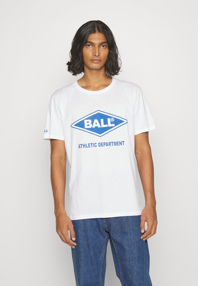 BALL VAN TEE UNISEX - Print T-shirt - bright white/white - Zalando.co.uk