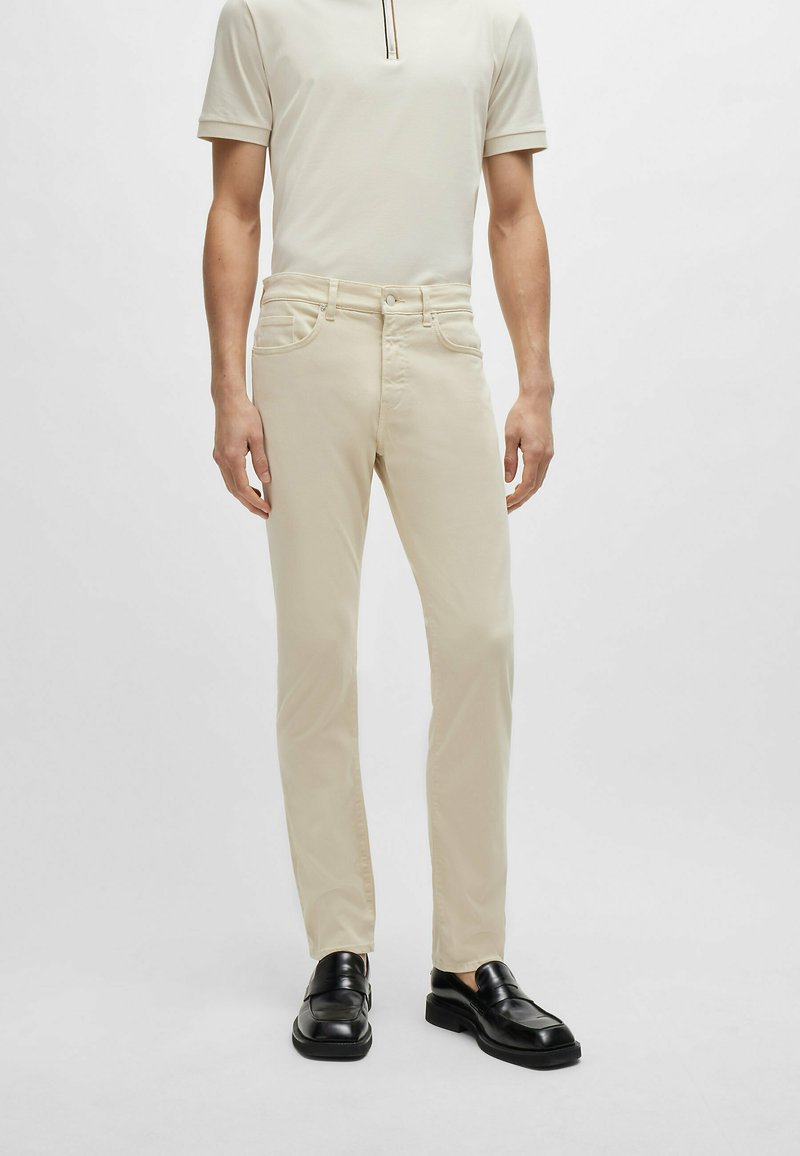 BOSS DELAWARE - Straight leg jeans - open white eleven/beige - Zalando ...
