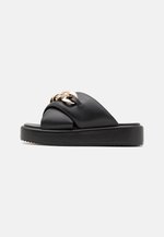 Buffalo MIA CROSS CHAIN - Mules - black - Zalando.co.uk