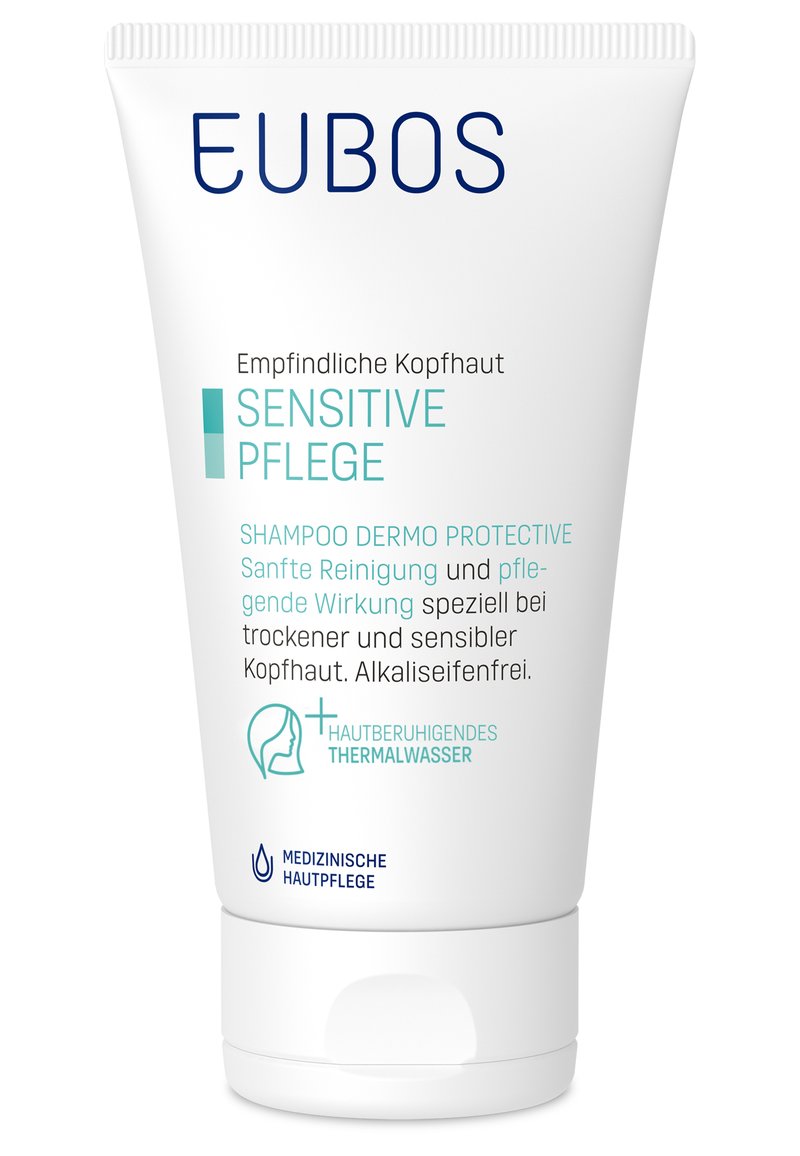 EUBOS SENSITIVE PFLEGE SHAMPOO DERMO PROTECTIVE - Shampoo - weiß/white ...