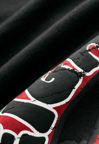 Next CHRISTMAS - T-Shirt print - santa skull black/schwarz - Zalando