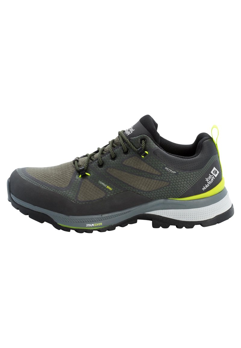 Jack Wolfskin FORCE STRIKER - Hikingschuh - lime dark green/grün - Zalando