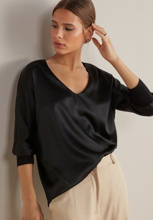 Falconeri V-NECK - Blouse - nero/zwart - Zalando.be