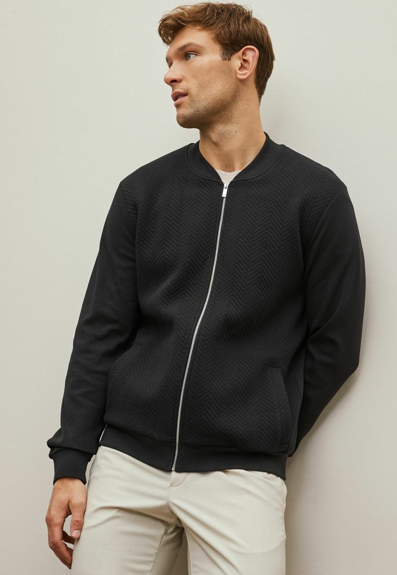 Next STANDARD - Sweatjacke - black/schwarz - Zalando.at