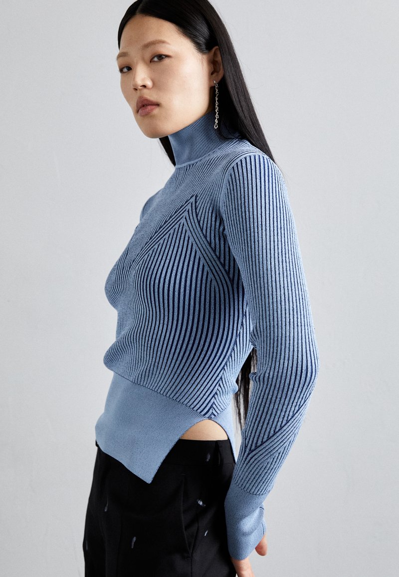 AKNVAS LENNOX TWO TONED - Jumper - sapphire/light blue - Zalando.ie