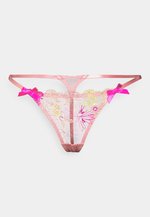 Agent Provocateur ZURI THONG - G-strenge - dusky pink/yellow/lys pink - Zalando.dk