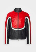 J.LINDEBERG BORIS COLORBLOCK BIKER - Lederjacke - chili pepper/rot ...