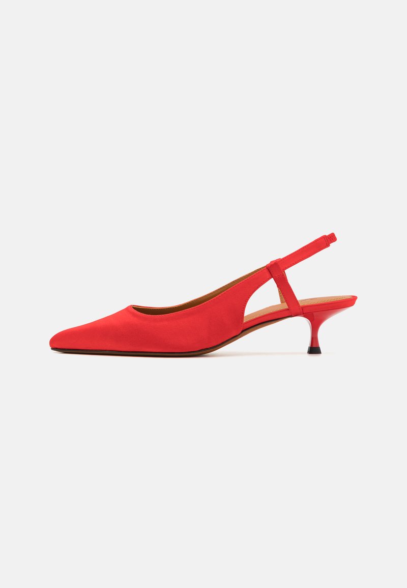 Polo Ralph Lauren SLINGBACK - Classic heels - holiday red/red - Zalando.ie